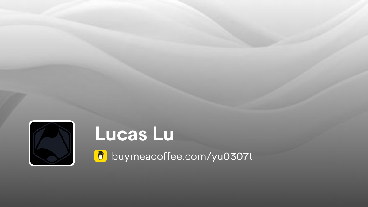 Lucas Lu - Buymeacoffee