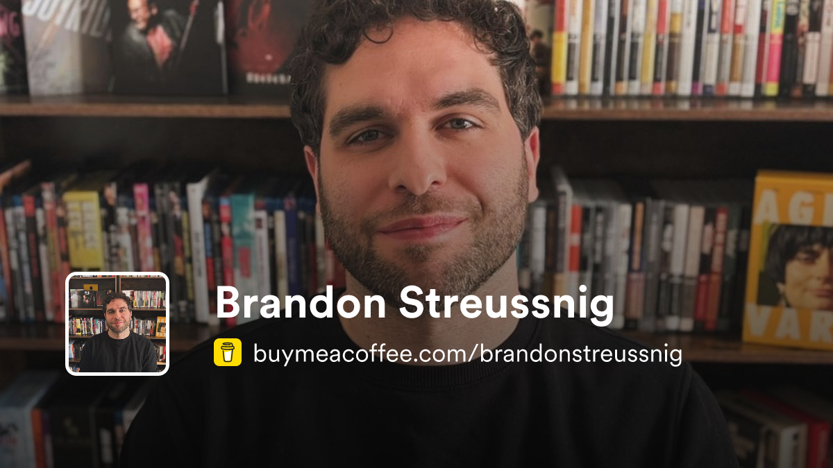 Brandon Streussnig - Buymeacoffee