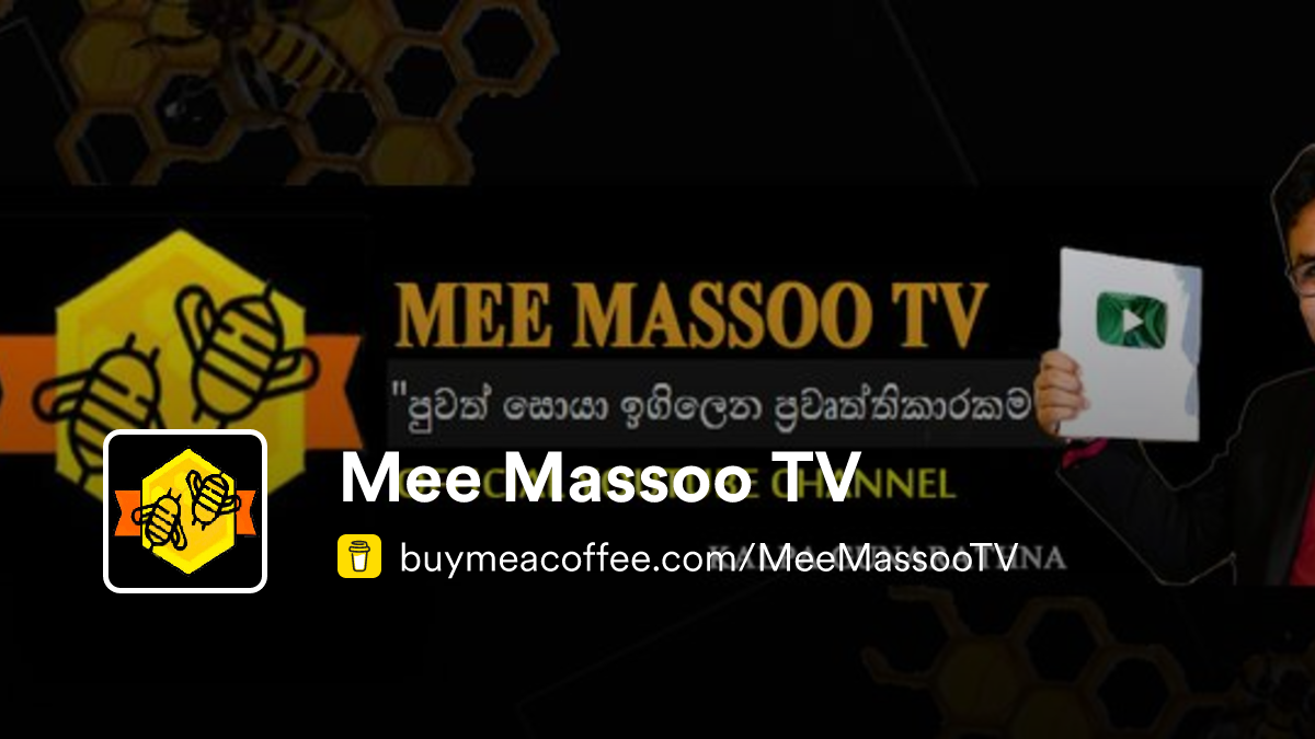 Membership | Mee Massoo TV - Buymeacoffee