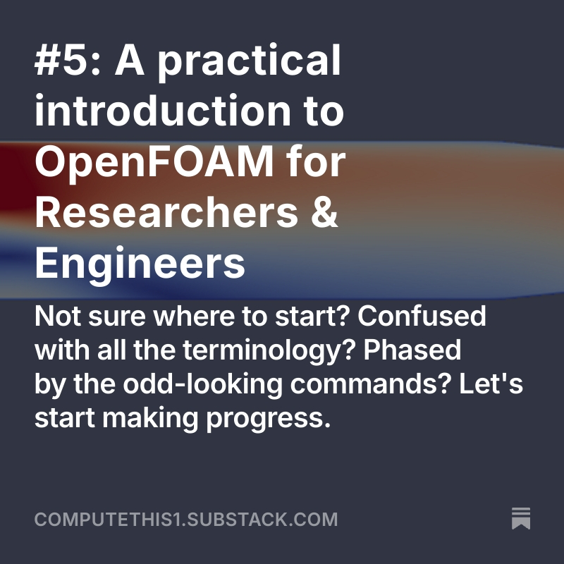 A practical introduction to OpenFOAM for Researchers & Engineers — Nasser Mushtaq - Buymeacoffee