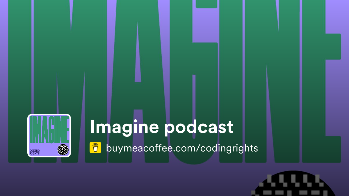 Imagine podcast - Buymeacoffee