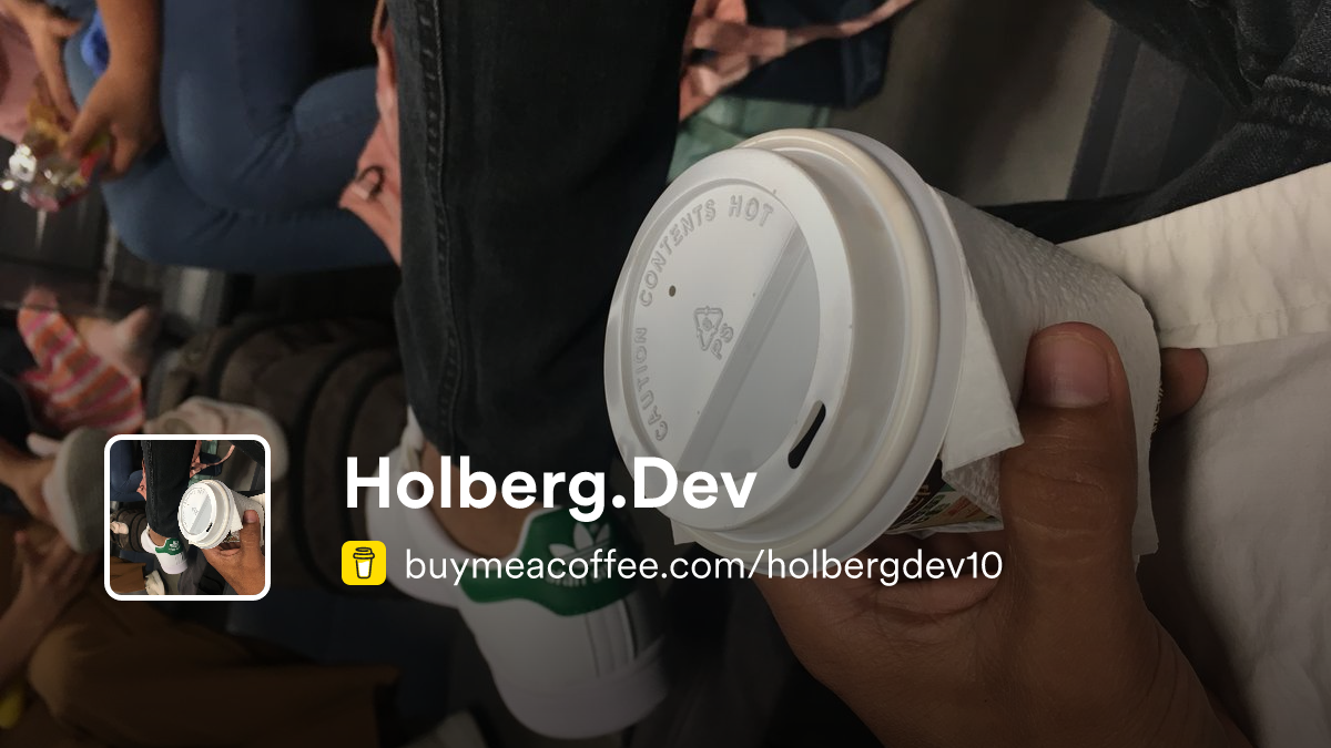 Holberg.Dev - Buymeacoffee