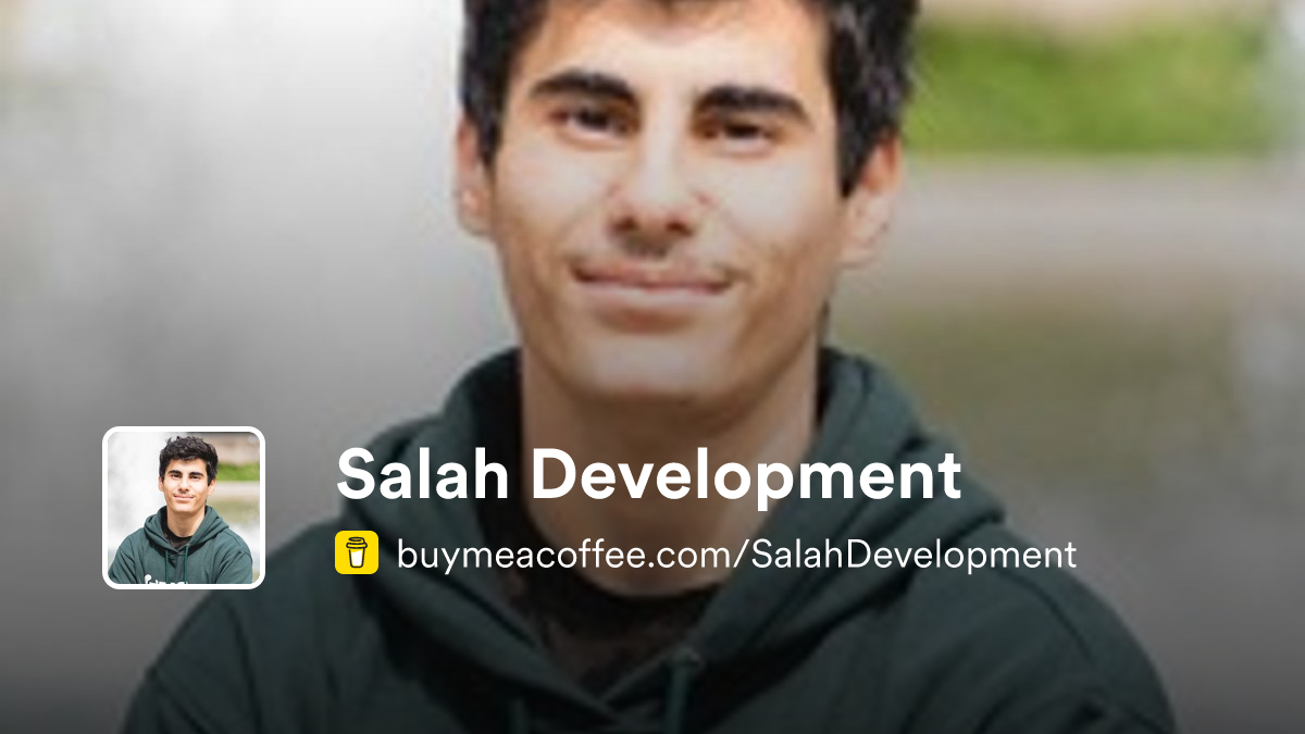 Salah Development - Buymeacoffee