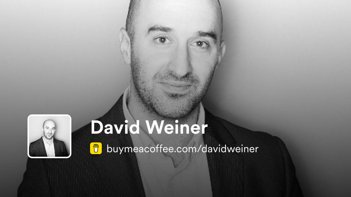 David Weiner - Buymeacoffee