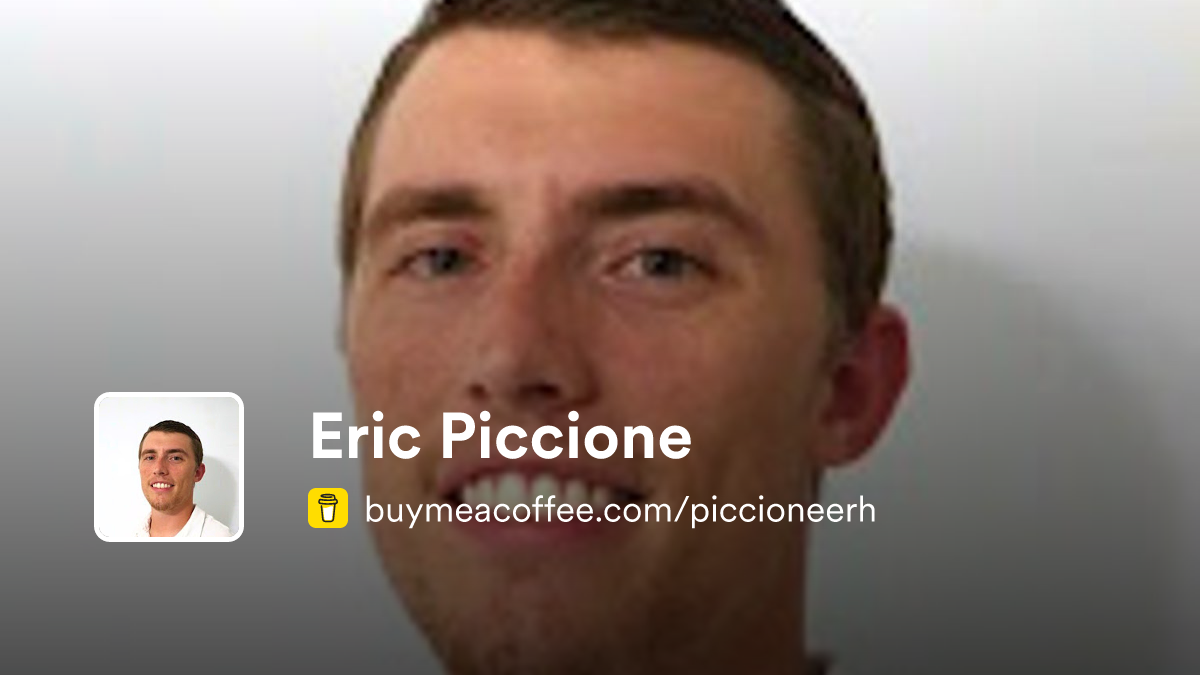 Eric Piccione - Buymeacoffee