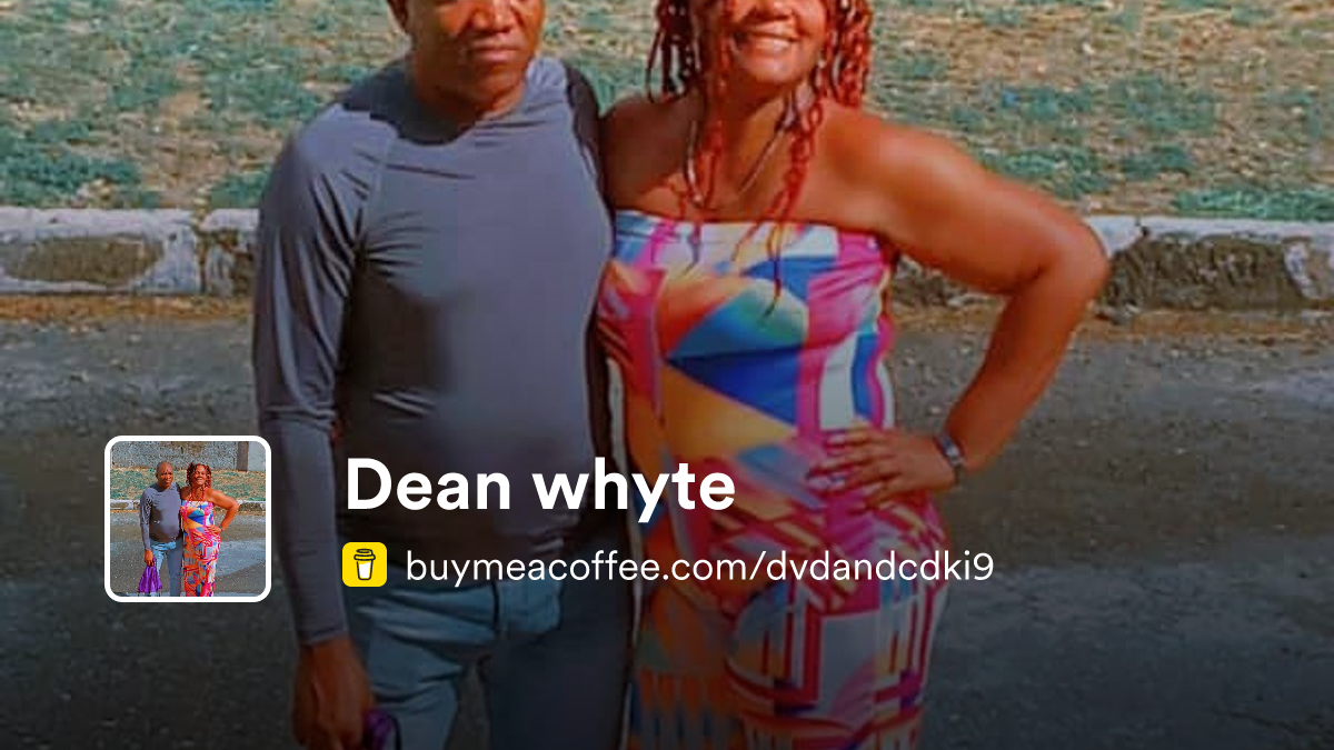 Dean whyte - Buymeacoffee
