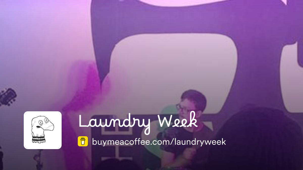 Laundry Week is coming out with a new single this month - Buymeacoffee