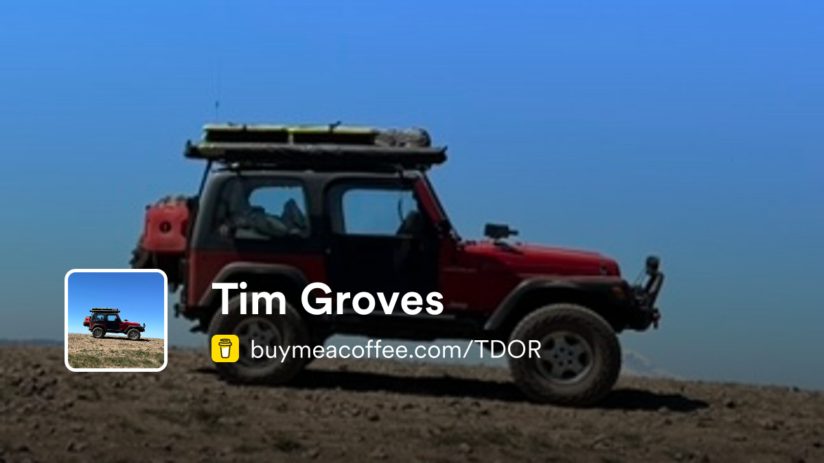 Tim Groves - Buymeacoffee