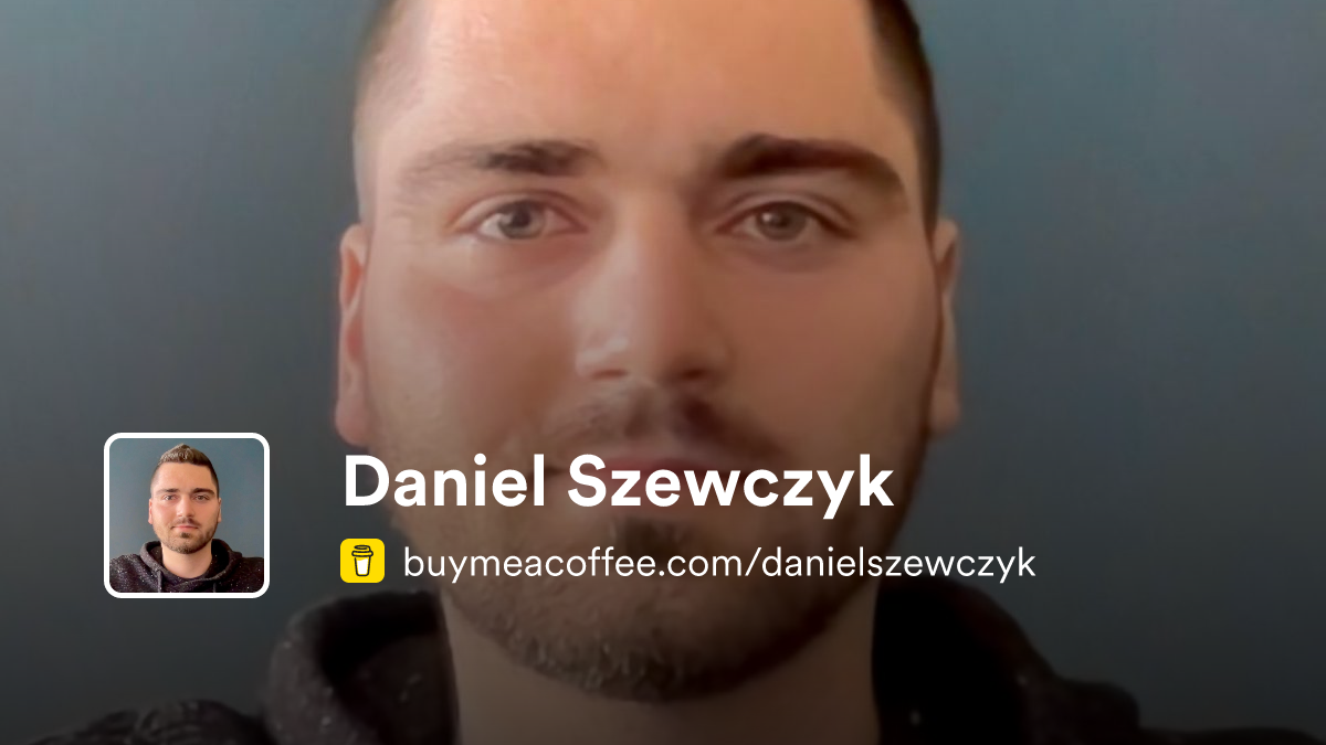 Daniel Szewczyk - Buymeacoffee