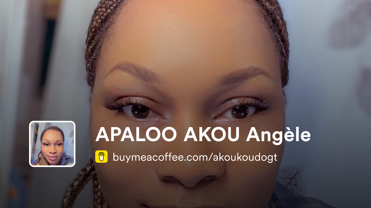 APALOO AKOU Angèle - Buymeacoffee