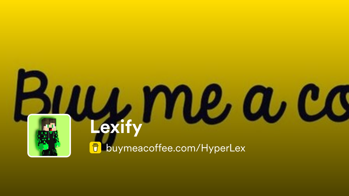 Lexify - Buymeacoffee