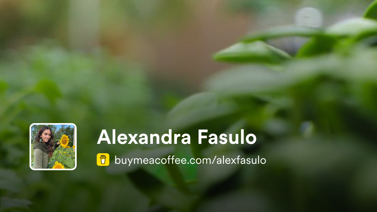 Alexandra Fasulo is articles, newsletter, videos - Buymeacoffee