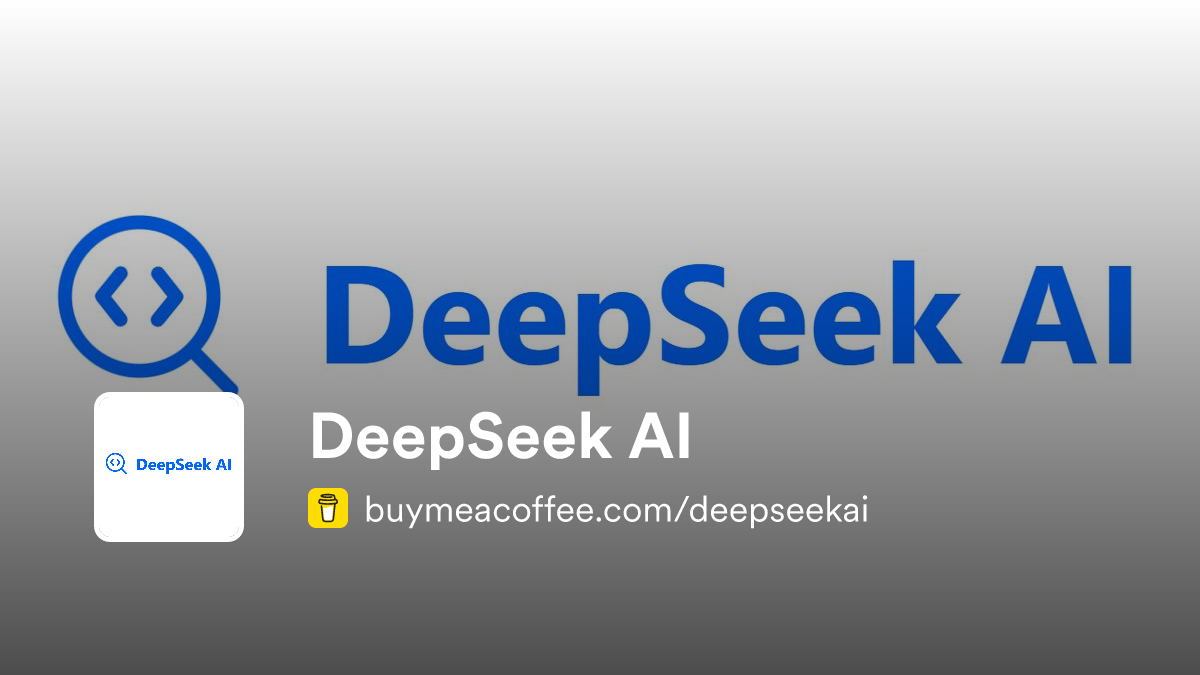 DeepSeek AI - Buymeacoffee