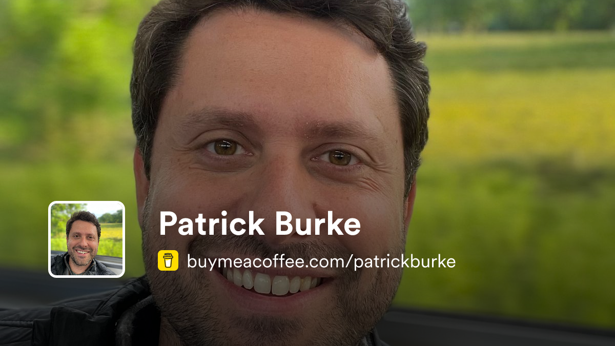Patrick Burke - Buymeacoffee