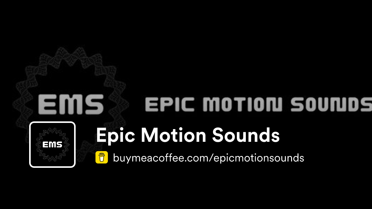 Epic Motion Sounds - Buymeacoffee