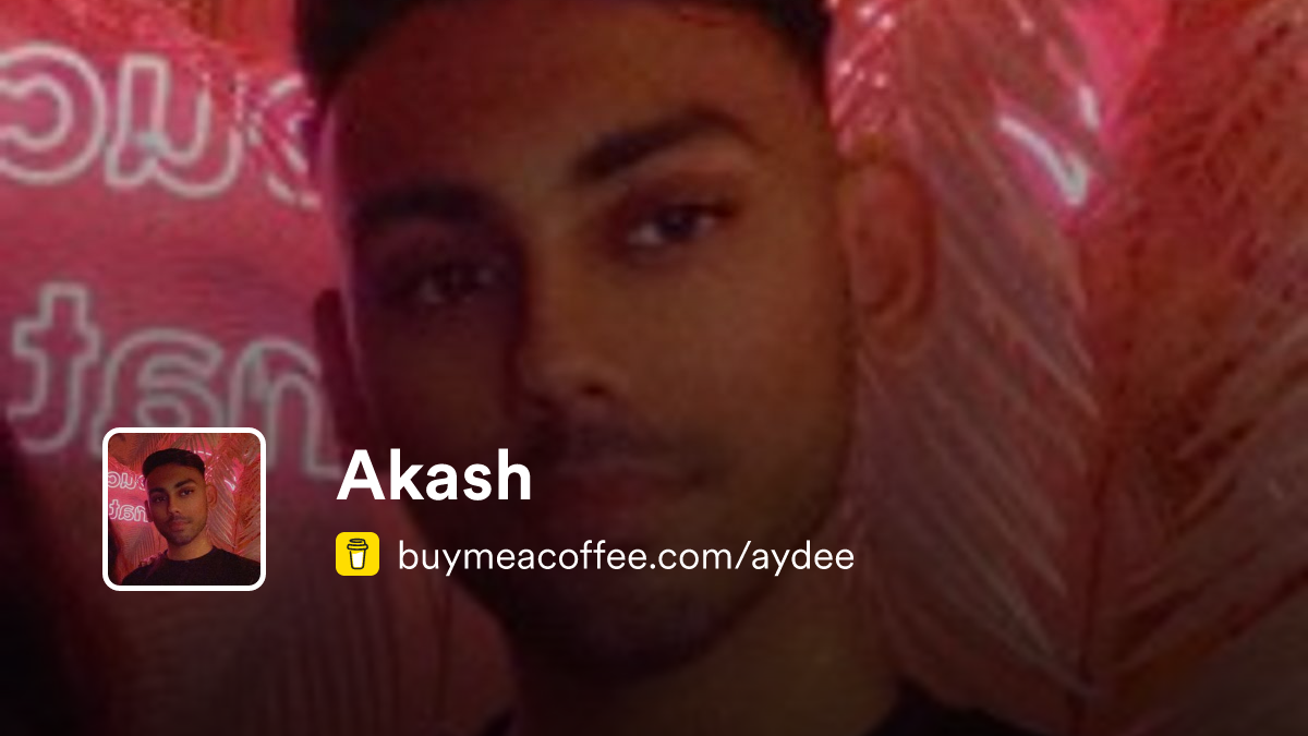 Akash - Buymeacoffee