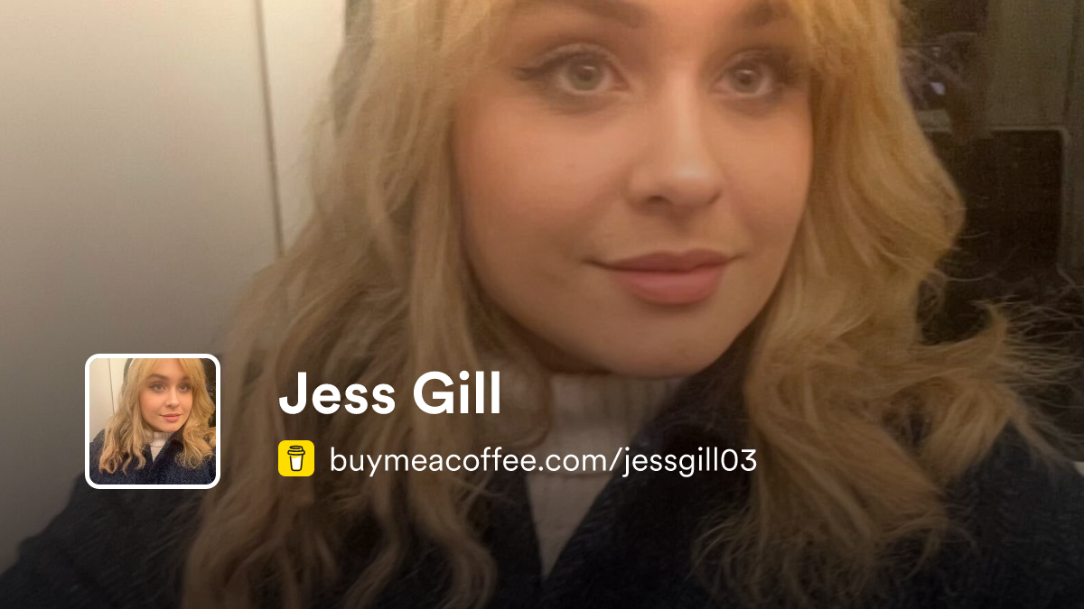 Jess Gill - Buymeacoffee