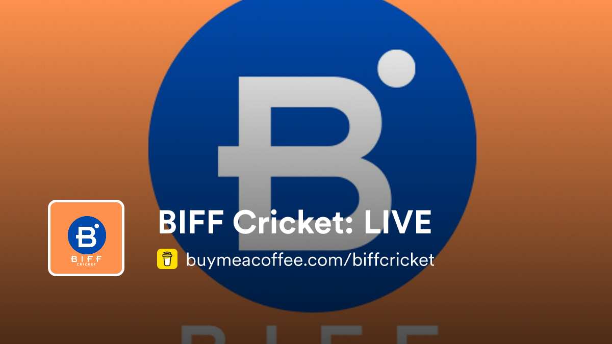 BIFF Cricket: LIVE is At BIFF Cricket LIVE, we’re not just fans—we’re ...