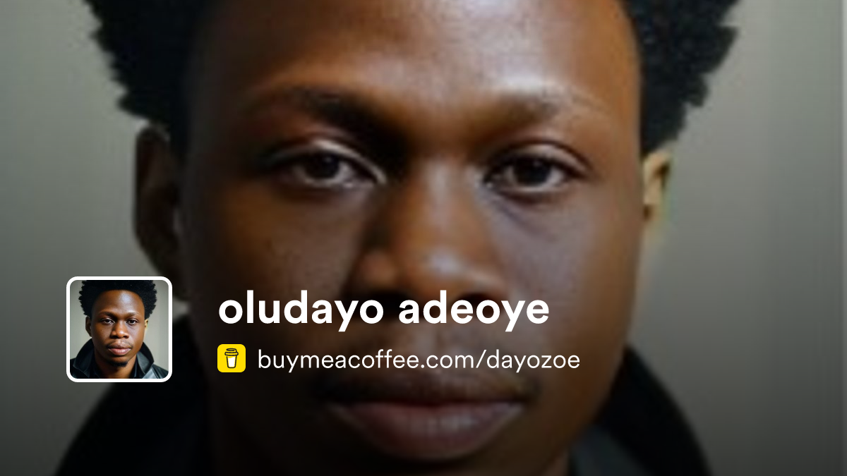 oludayo adeoye - Buymeacoffee