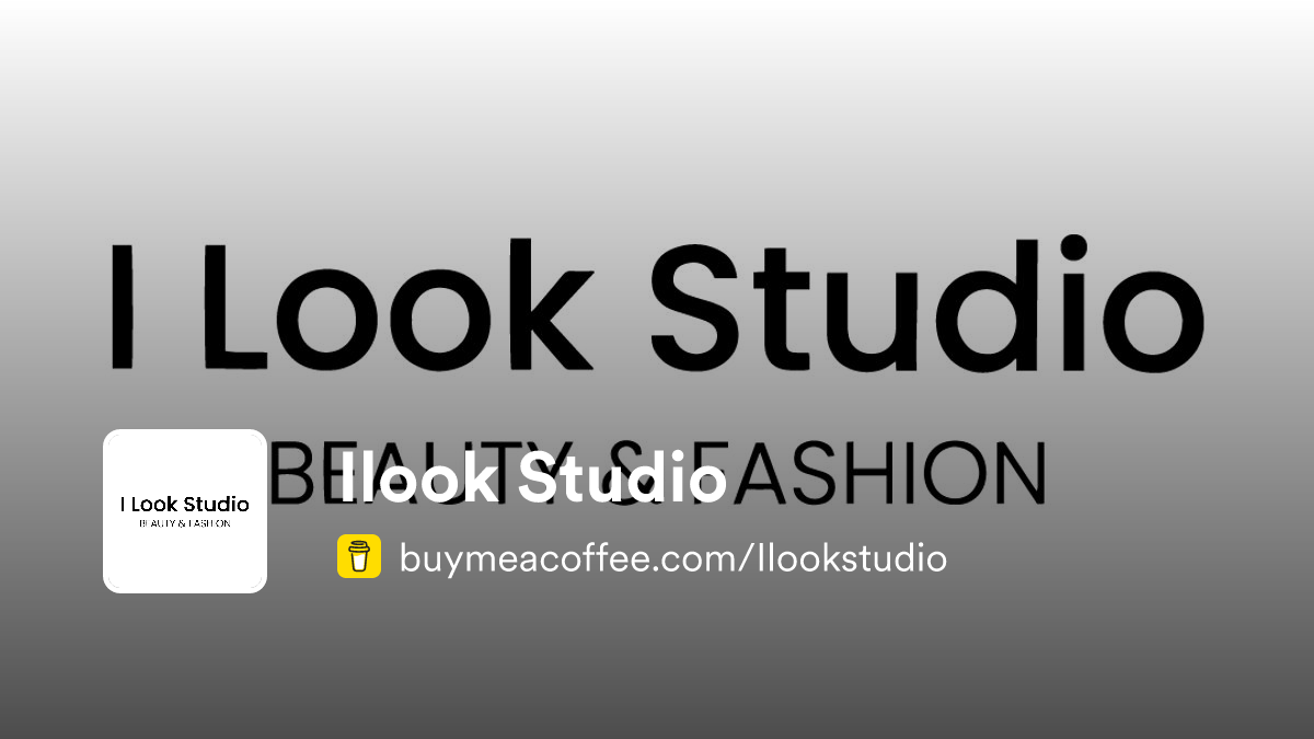 Ilook Studio - Buymeacoffee