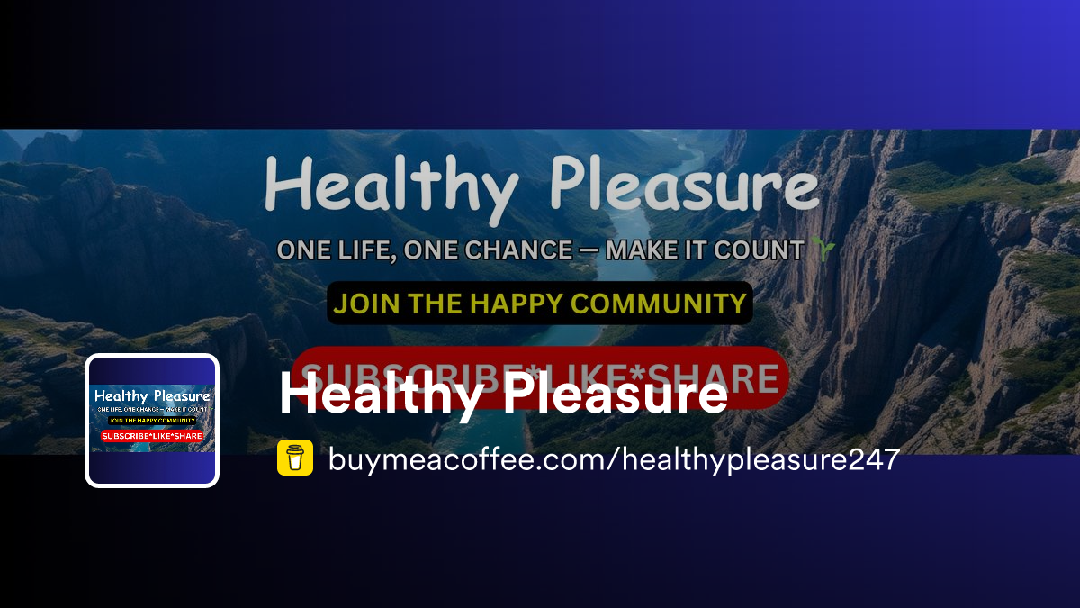 Healthy Pleasure is Creating valuable contents on health and sexual wellbeing. - Buymeacoffee