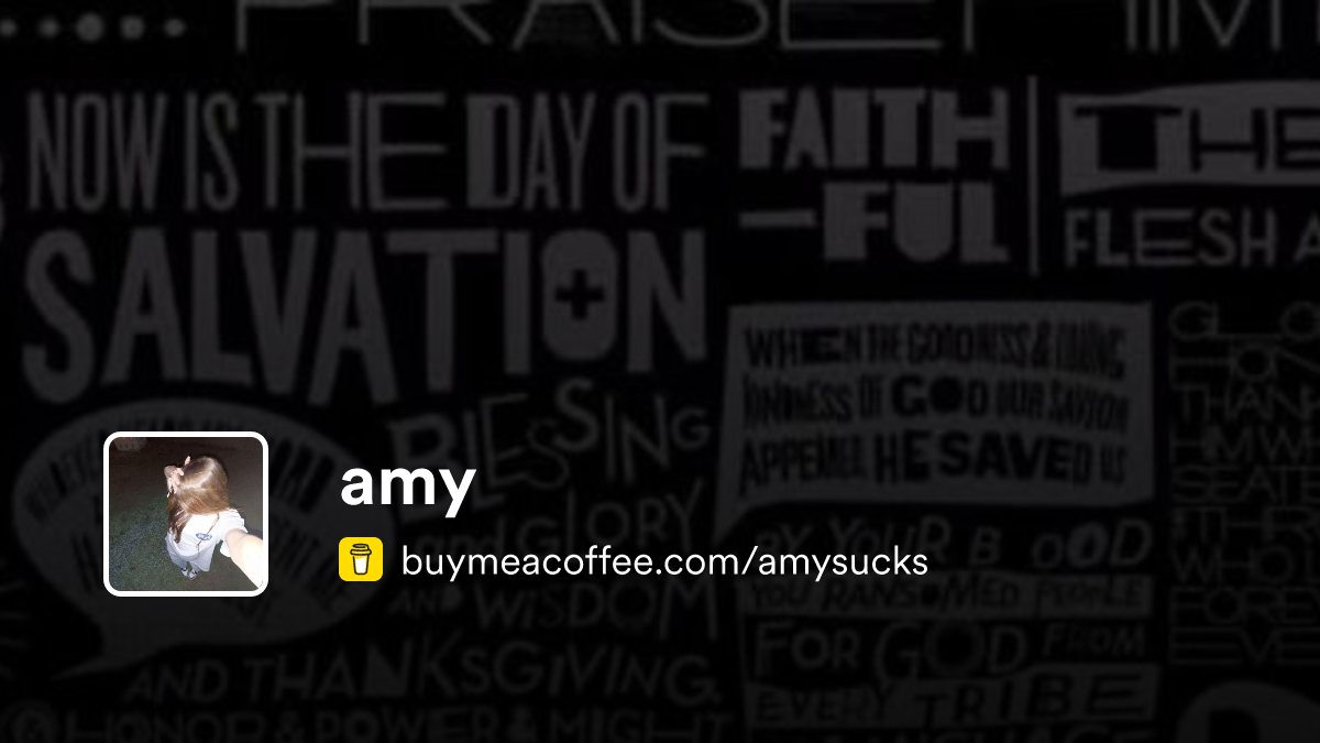 amy - Buymeacoffee