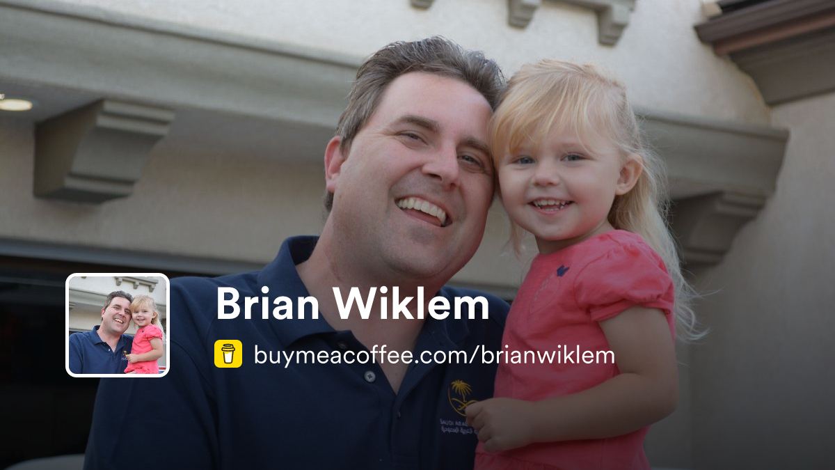 Brian Wiklem - Buymeacoffee