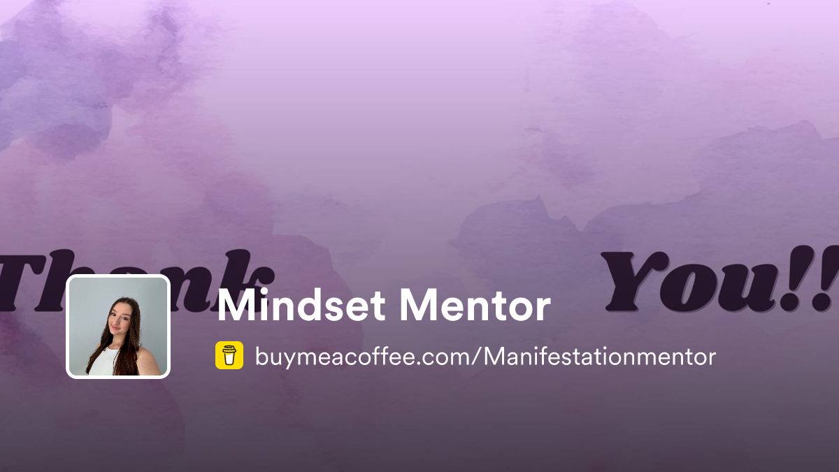 Mindset Mentor - Buymeacoffee