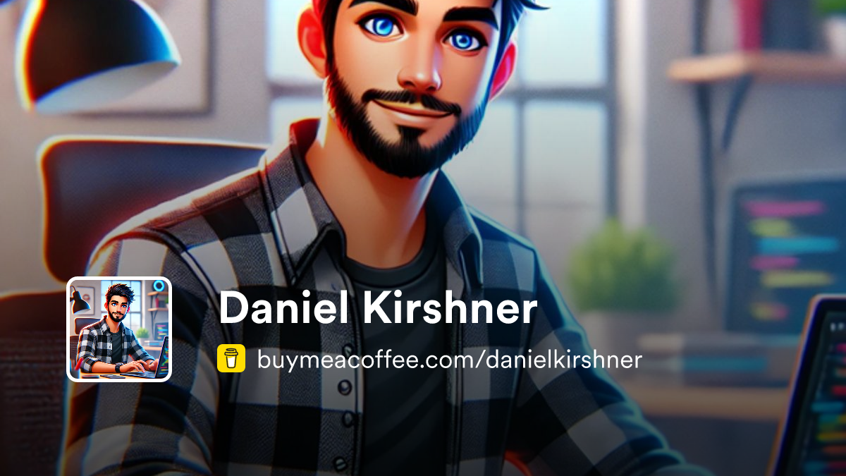 Daniel Kirshner is Software Engineer - Buymeacoffee
