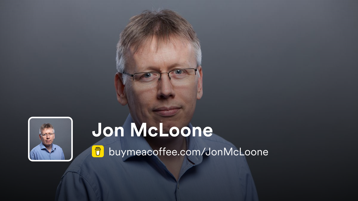 Jon McLoone - Buymeacoffee