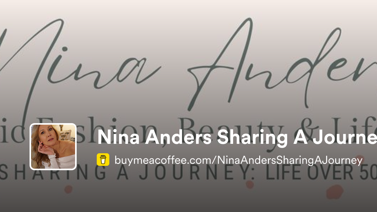 Nina Anders Sharing A Journey - Buymeacoffee