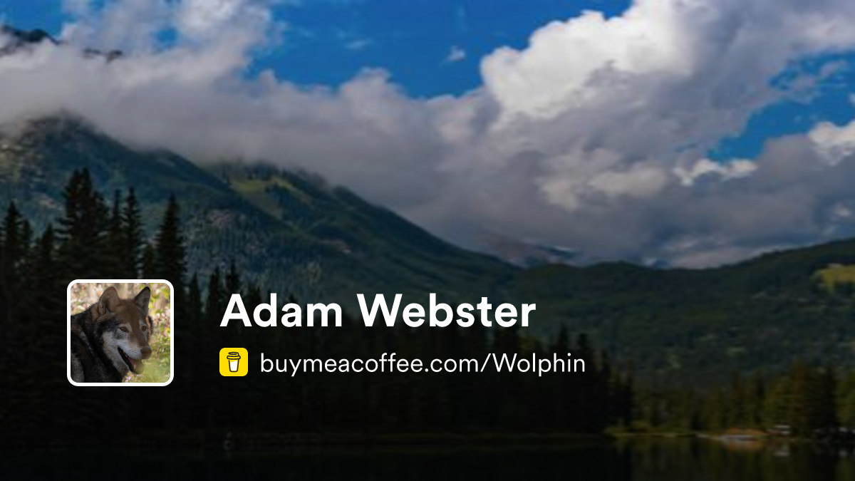 Adam Webster - Buymeacoffee