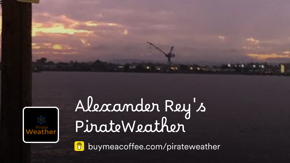 Membership | Alexander Rey's PirateWeather - Buymeacoffee