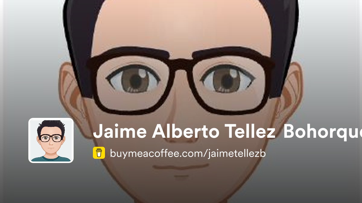Jaime Alberto Tellez Bohorquez - Buymeacoffee