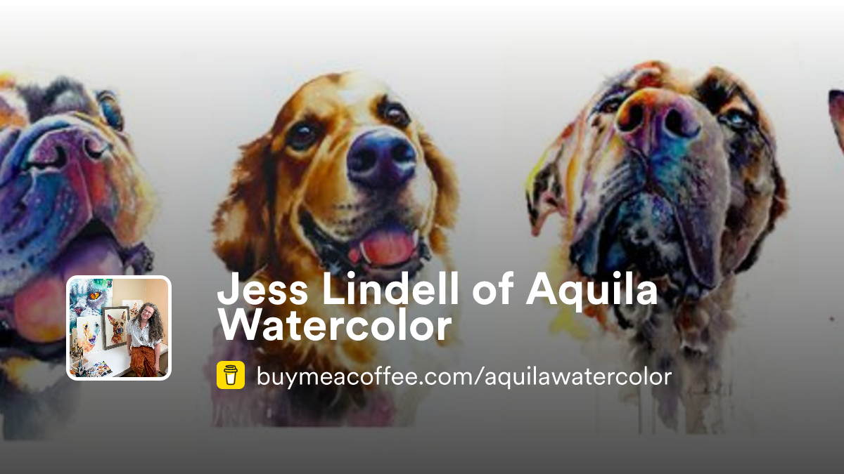 Jess Lindell of Aquila Watercolor is Learn to paint pet and animal ...