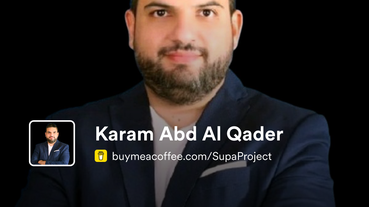Karam Abd Al Qader - Buymeacoffee