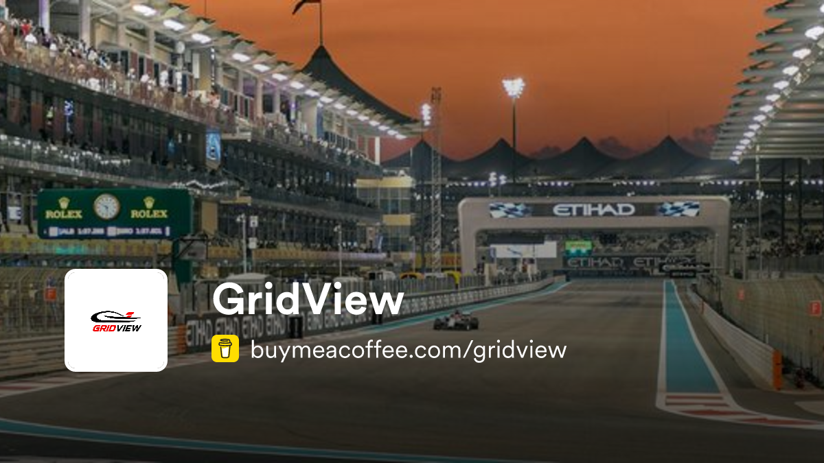 GridView is I'm creating GridView, a Formula 1 app. - Buymeacoffee