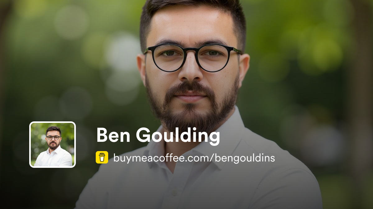 Ben Goulding - Buymeacoffee