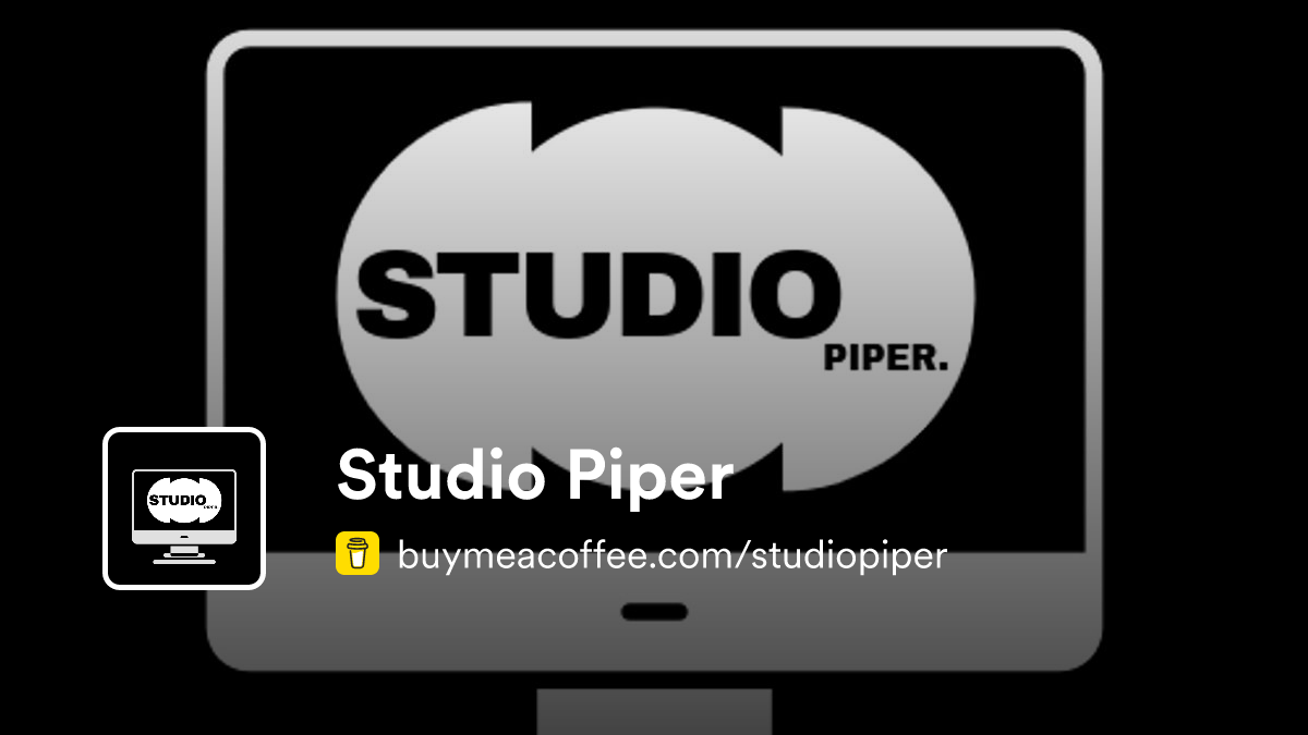 Studio Piper - Buymeacoffee