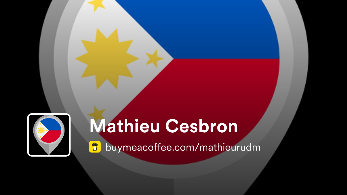 Mathieu Cesbron - Buymeacoffee