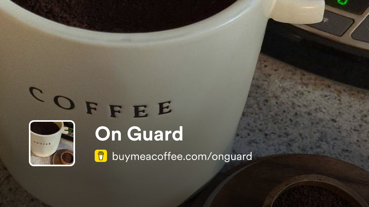 On Guard - Buymeacoffee