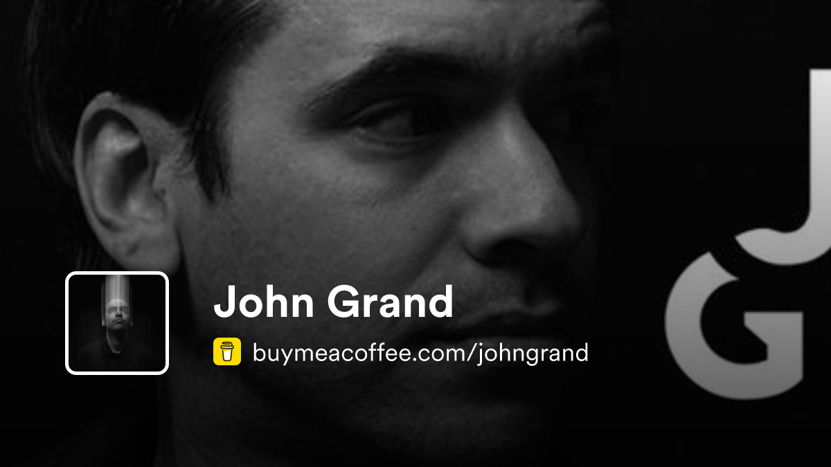 John Grand - Buymeacoffee