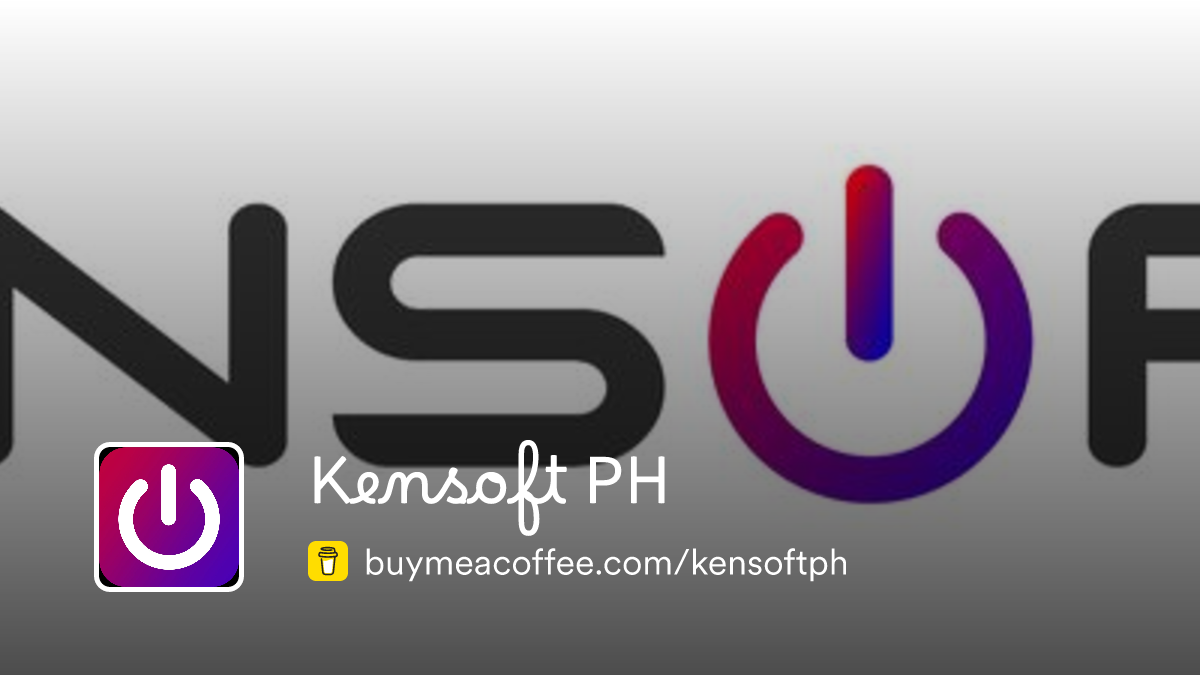 Kensoft PH is creating applications - Buymeacoffee