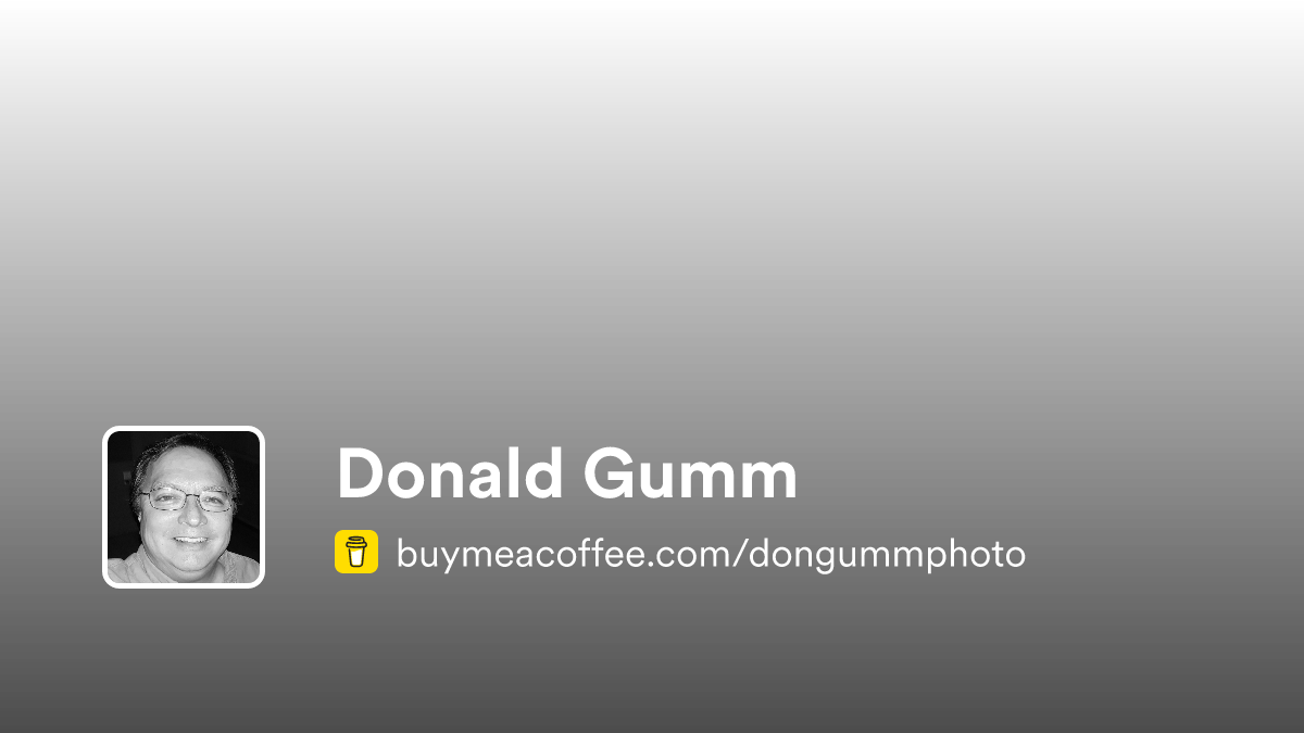 Donald Gumm - Buymeacoffee