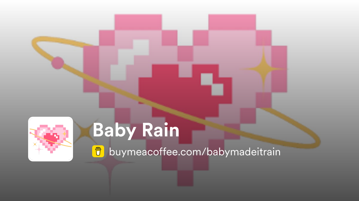 Baby Rain - Buymeacoffee