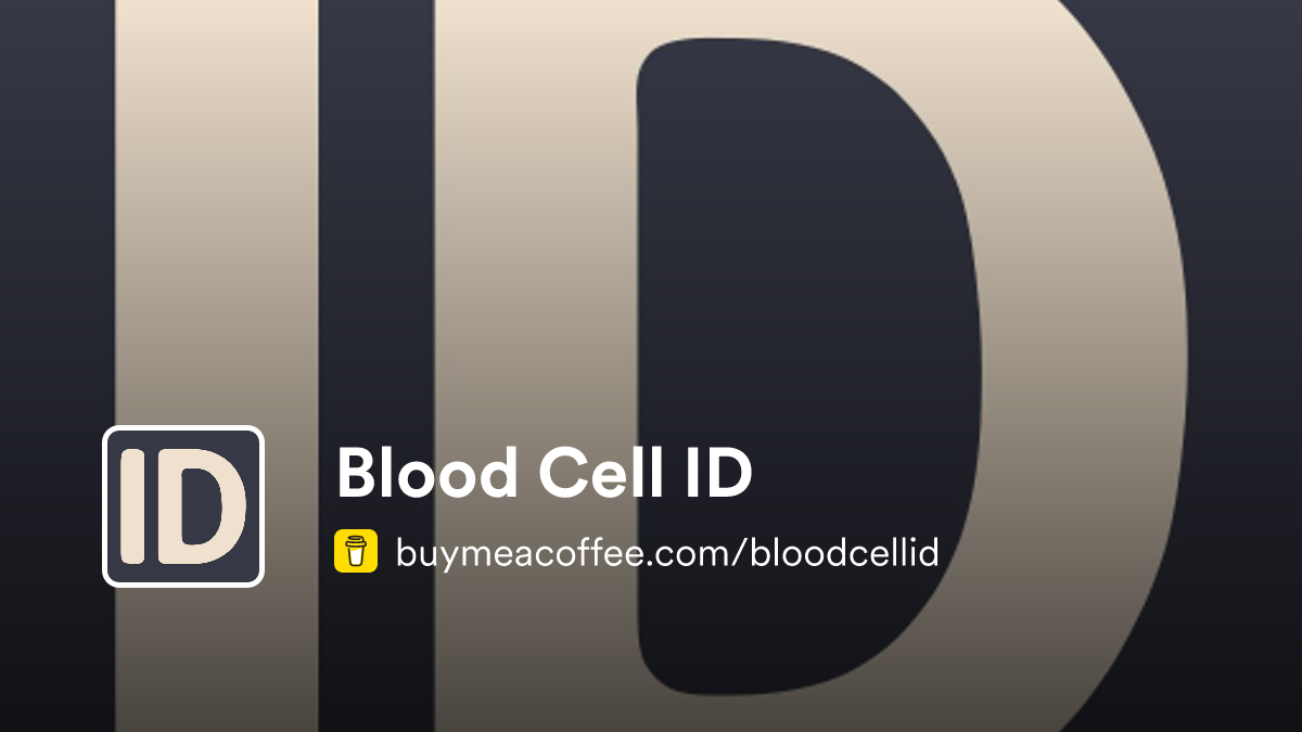 Blood Cell ID - Buymeacoffee