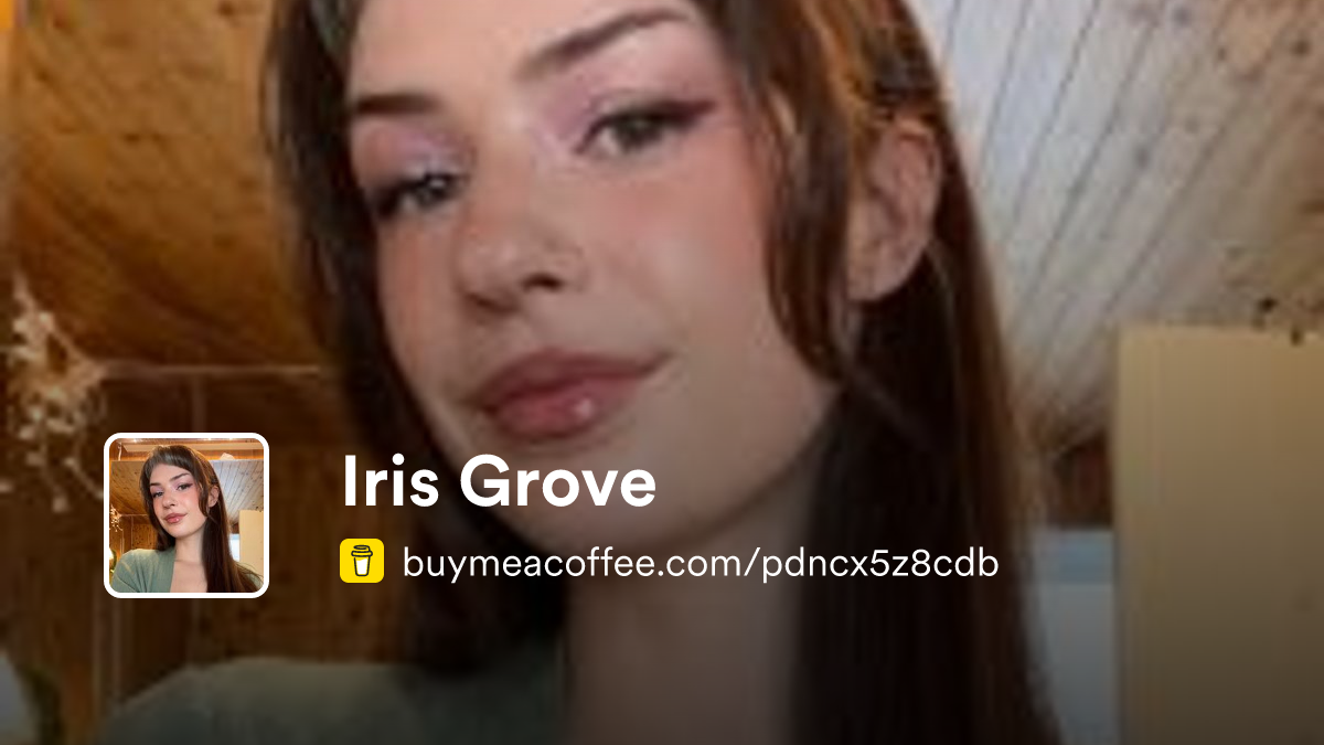 Iris Grove - Buymeacoffee