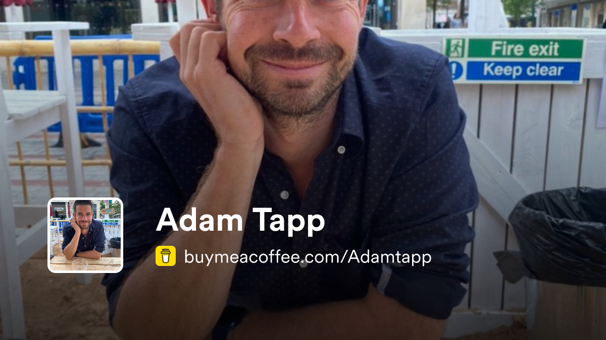 Adam Tapp - Buymeacoffee