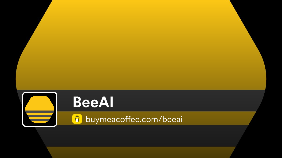 BeeAI - Buymeacoffee