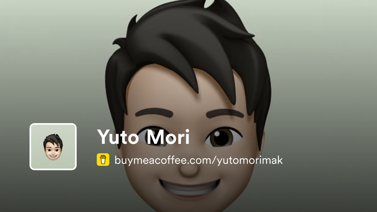 Yuto Mori - Buymeacoffee